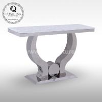 China Living Room 65kg European Style Console Table 160cm Stainless Steel Frame for sale