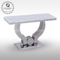China Living Room 65kg European Style Console Table 160cm Stainless Steel Frame for sale