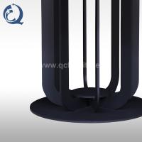 China Metal frame Round 150cm Dining Table Sintered Stone Top for dining room for sale