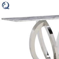 China Elegant Marble SS Console Table 120x40x80cm Long Lasting Wear for sale