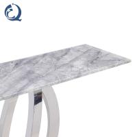 China Elegant Marble SS Console Table 120x40x80cm Long Lasting Wear for sale