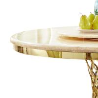 China 51x30inch Minimalist Round Dining Table 6 Seater Dining Table And Chairs for sale