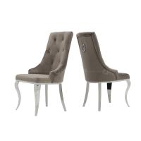 China Comfort 62x52x107cm SS Dining Chairs Nordic style Modern Furniture for sale