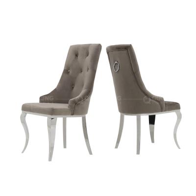 China Comfort 62x52x107cm SS Dining Chairs Nordic style Modern Furniture for sale