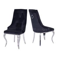 China Comfort 62x52x107cm SS Dining Chairs Nordic style Modern Furniture for sale