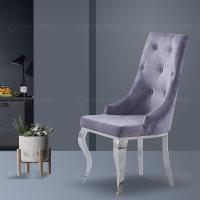 China Comfort 62x52x107cm SS Dining Chairs Nordic style Modern Furniture for sale