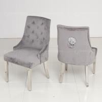 China Qiancheng Velvet Modern Dining Chair for sale