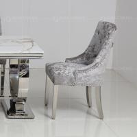 China Qiancheng Velvet Modern Dining Chair for sale