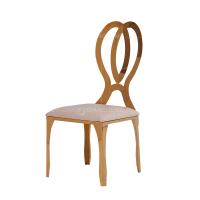 China Upholstered 48x53x91cm SS Dining Chairs Mirror Polished For Party Event Wedding for sale