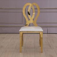 China Upholstered 48x53x91cm SS Dining Chairs Mirror Polished For Party Event Wedding for sale