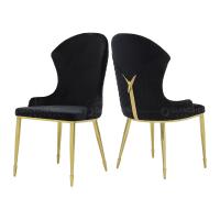 China Backrest Decoration 50x60x97cm SS Dining Chairs Modern Dining Room Chairs for sale