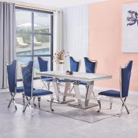 China 180cm Stainless Steel Dining Table for sale