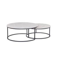 China Round Marble 99kg SS Coffee Table Dia 95cm X Height 40cm Modern Furniture for sale