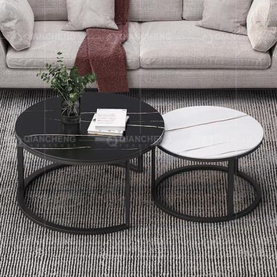China Round Marble 99kg SS Coffee Table Dia 95cm X Height 40cm Modern Furniture for sale