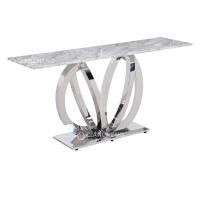 China Elegant Marble SS Console Table 120x40x80cm Long Lasting Wear for sale