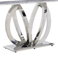China Elegant Marble SS Console Table 120x40x80cm Long Lasting Wear for sale