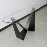 China 12mm Clear Glass Console Table for sale