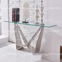 China 12mm Clear Glass Console Table for sale