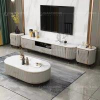 China Modern Artificial Marble Top TV Table Furniture For Dining Room for sale