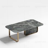 China 130x70x45cm SS Coffee Table Sintered Stone Top Coffee Table For Living Room for sale