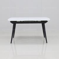 China 1.3CBM SS Steel Furniture White Sintered Stone Surface For 6 Person for sale