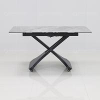 China 120x80x75cm Modern Rectangular Dining Tables Extending With 4 Chairs for sale