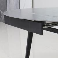 China OEM 110kg Home Furniture Dining Room Tables Four Seater Extendable Dining Table for sale