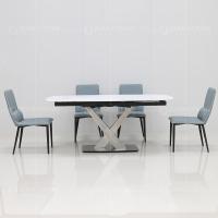 China Qiancheng Marble Dining Table With Chairs for sale