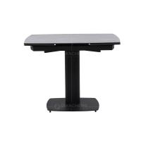 China Extending 1.16CBM Rectangle Dining Table Set Rectangle Sintered Stone top for sale