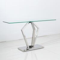 China Silver Mirror SS Furniture Console Corner Hallway Table for sale