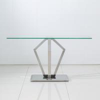 China Silver Mirror SS Furniture Console Corner Hallway Table for sale