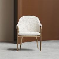 China 0.2m3 Gold Frame SS Dining Chairs For Sitting Room for sale