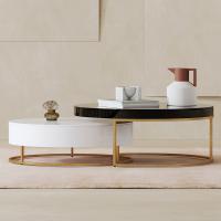 China 0.91m3 SS Coffee Table Sturdy Wood Top Home Tea Table for sale
