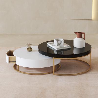 China 0.91m3 SS Coffee Table Sturdy Wood Top Home Tea Table for sale
