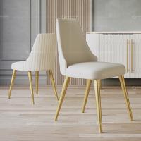 China Home Brushed SS Dining Chairs Collection Sophisticated Armless for sale