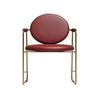 China Metal Western Industry SS Dining Chairs Red for Restaurant Cafe for sale