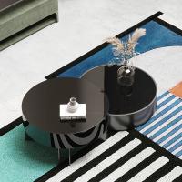 China 0.45CBM Marble Top Coffee Table Decorate Living Room Desk Copper Italian Design for sale