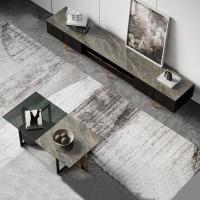 China 0.78Cbm / Set SS Steel Furniture Nordic Coffee Shop Table For Living Room for sale