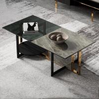 China 0.78Cbm / Set SS Steel Furniture Nordic Coffee Shop Table For Living Room for sale