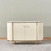 China Modern 201 Stainless Steel Console Table With Drawer 0.46m3 for sale
