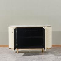 China Modern 201 Stainless Steel Console Table With Drawer 0.46m3 for sale
