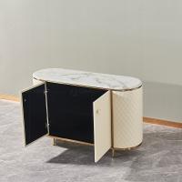 China Modern 201 Stainless Steel Console Table With Drawer 0.46m3 for sale