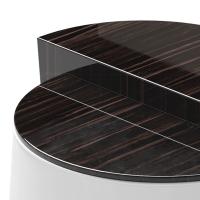 China 12mm Tempered Black Glass Coffee Table For Dining Room for sale