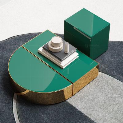 China Space Saving Modern Adjustable Coffee Tables SS Steel Furniture for sale