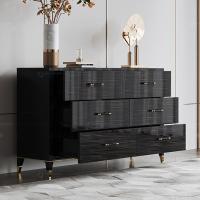 China Home Decorating SS Console Table Sideboard Living Room With 6 Drawers for sale