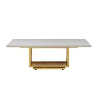 China ODM 0.26CBM Stainless Steel Coffee Table Living Room Furniture for sale