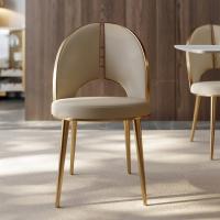 China White pu leather ss furniture dining room modern dinner chairs for sale
