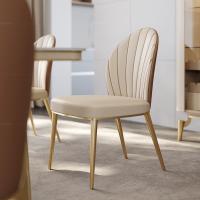 China Wholesale luxury scandinavian tufted ss steel gold dining chairs for sale
