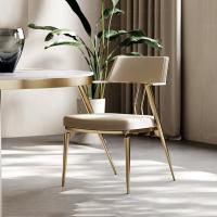 China Nordic american style restaurant golden ss home furniture dining room chairs for sale