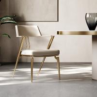 China Nordic american style restaurant golden ss home furniture dining room chairs for sale